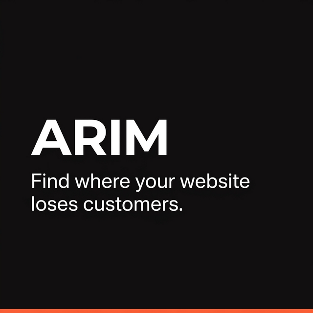 ARIM - Find Where Your Website Loses Customers | Analytics & Conversion ...